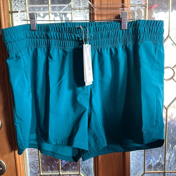 adidas | Shorts | Adidas Womens Pacer Bungee Shorts Legacy Teal Nwt Sz ...